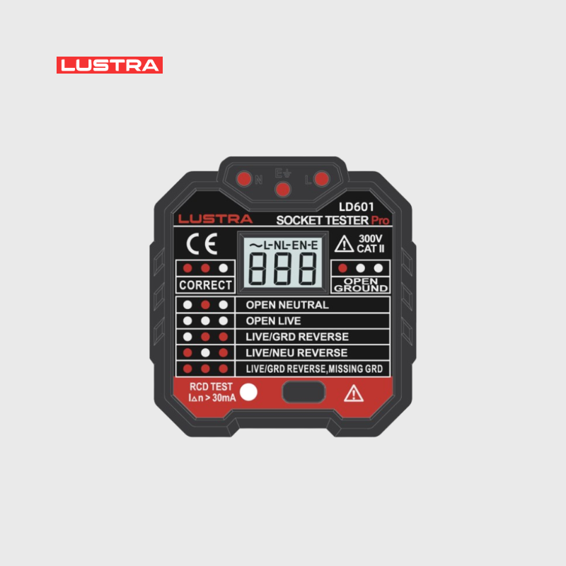 Testeur de prise Lustra LD601 – LUSTRA